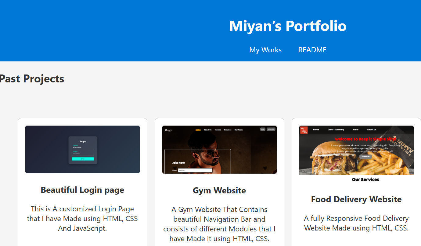 Miyan's Portfolio